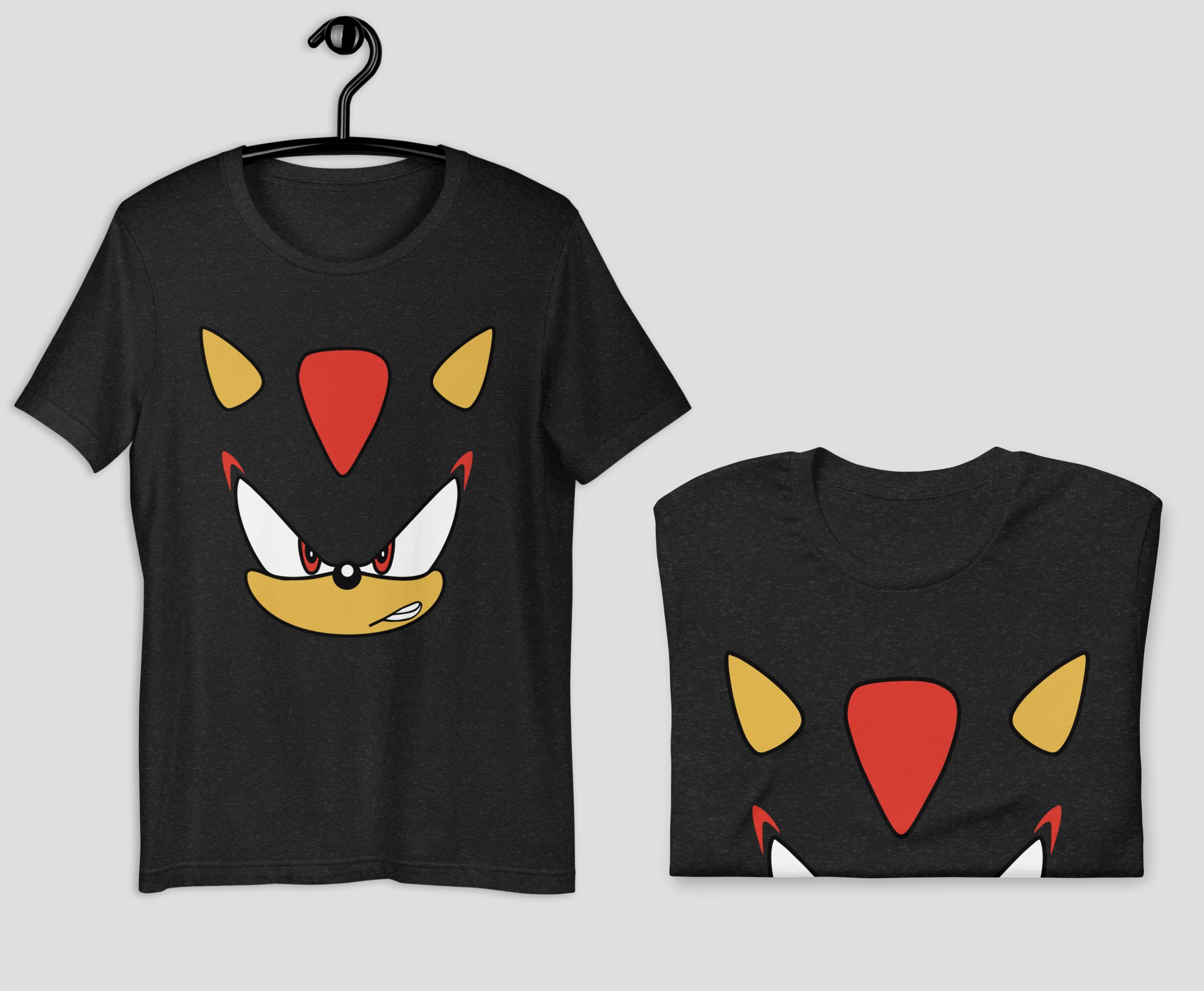 Shadow the Hedgehog Face SVG: Sonic Game Cut File (digital Download) - Etsy