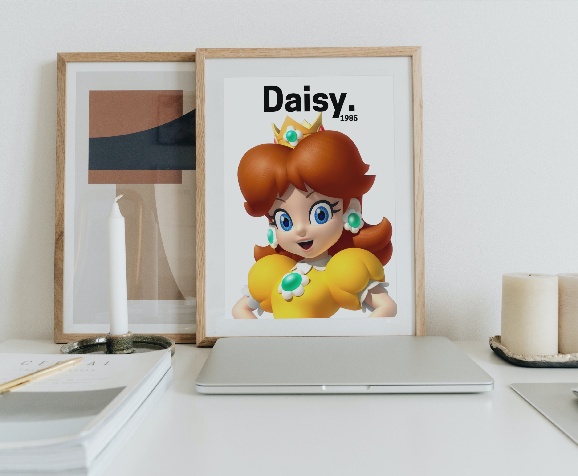 Princess Daisy Poster: Super Mario Bros Gaming Room Art (digital Print ...