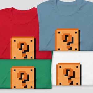 Mario Question Block SVG: Vector Cut Files (digital Download) - Etsy
