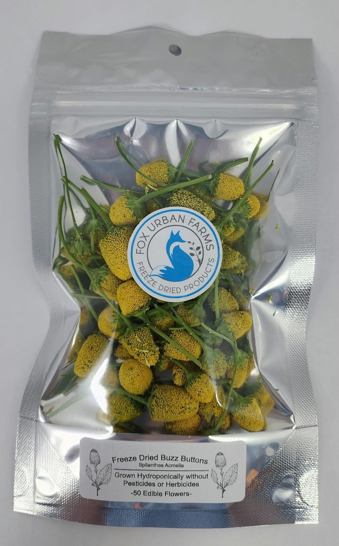 Freeze Dried Hydroponic Buzz Buttons- 50 Count - Etsy