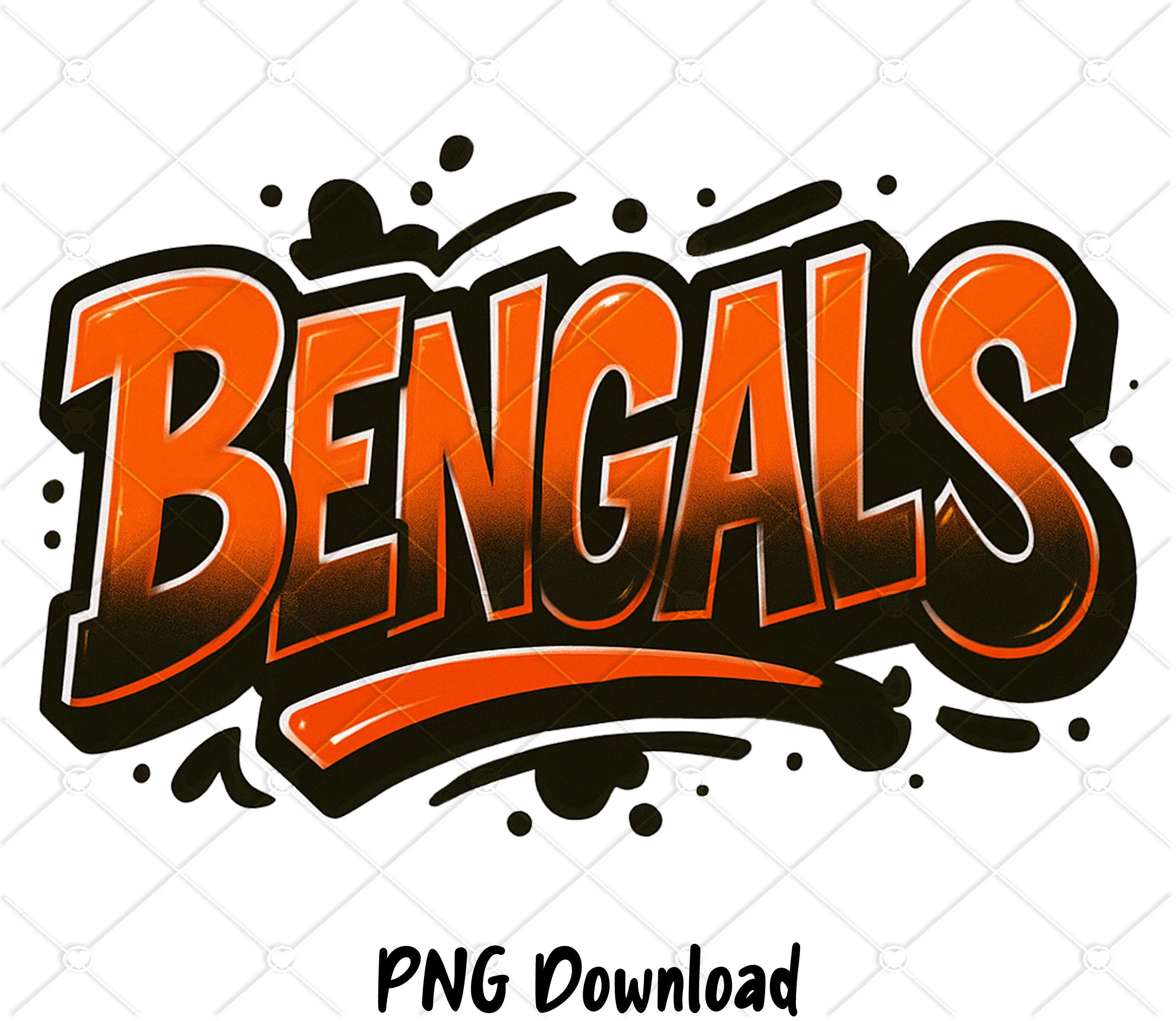 Bengals Urban Graffiti PNG: Football Design Digital Download - Etsy