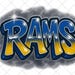 Rams Graffiti PNG: Football Design Digital Download - Etsy