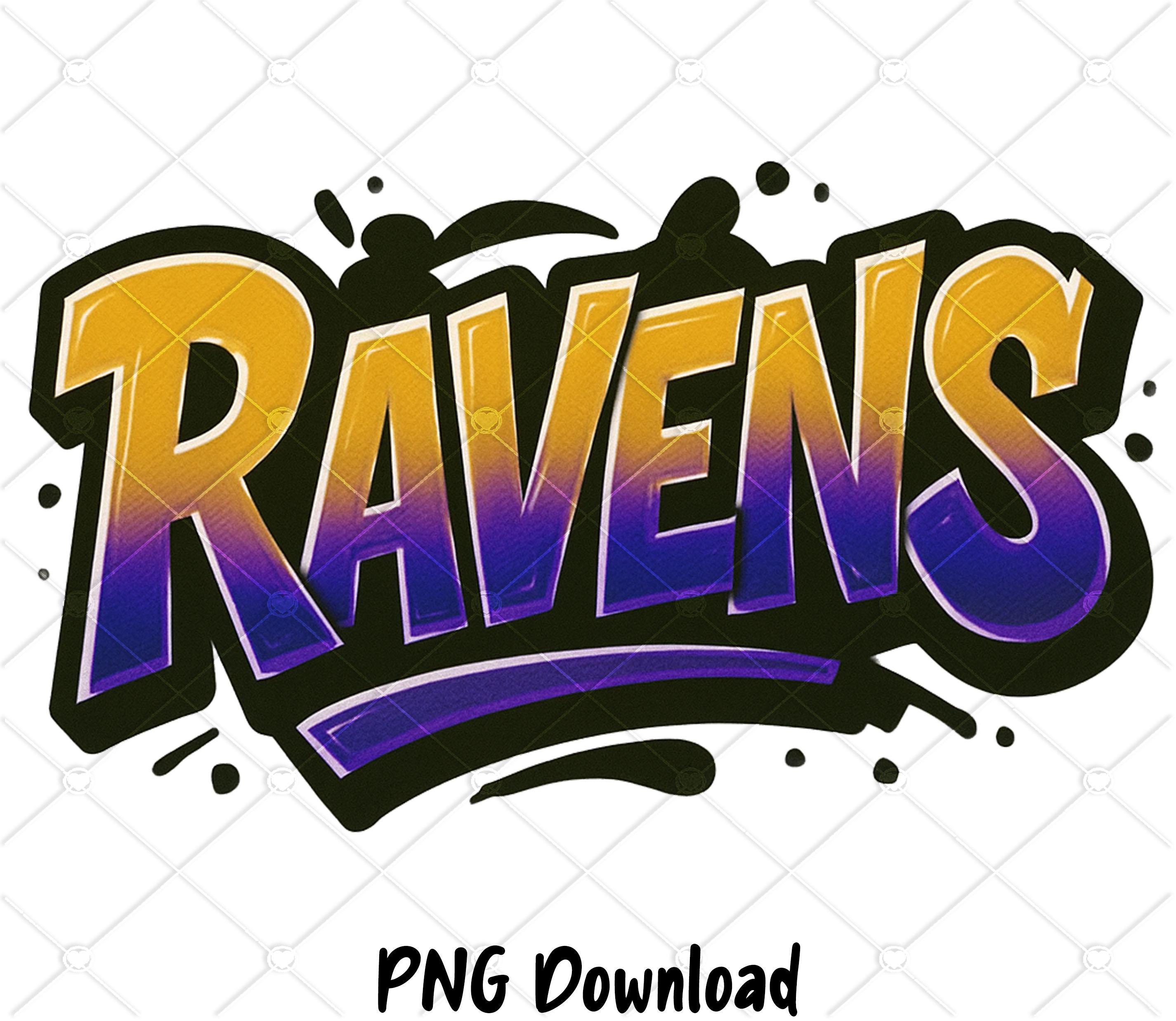 Ravens Urban Graffiti PNG: Football Design Digital Download - Etsy