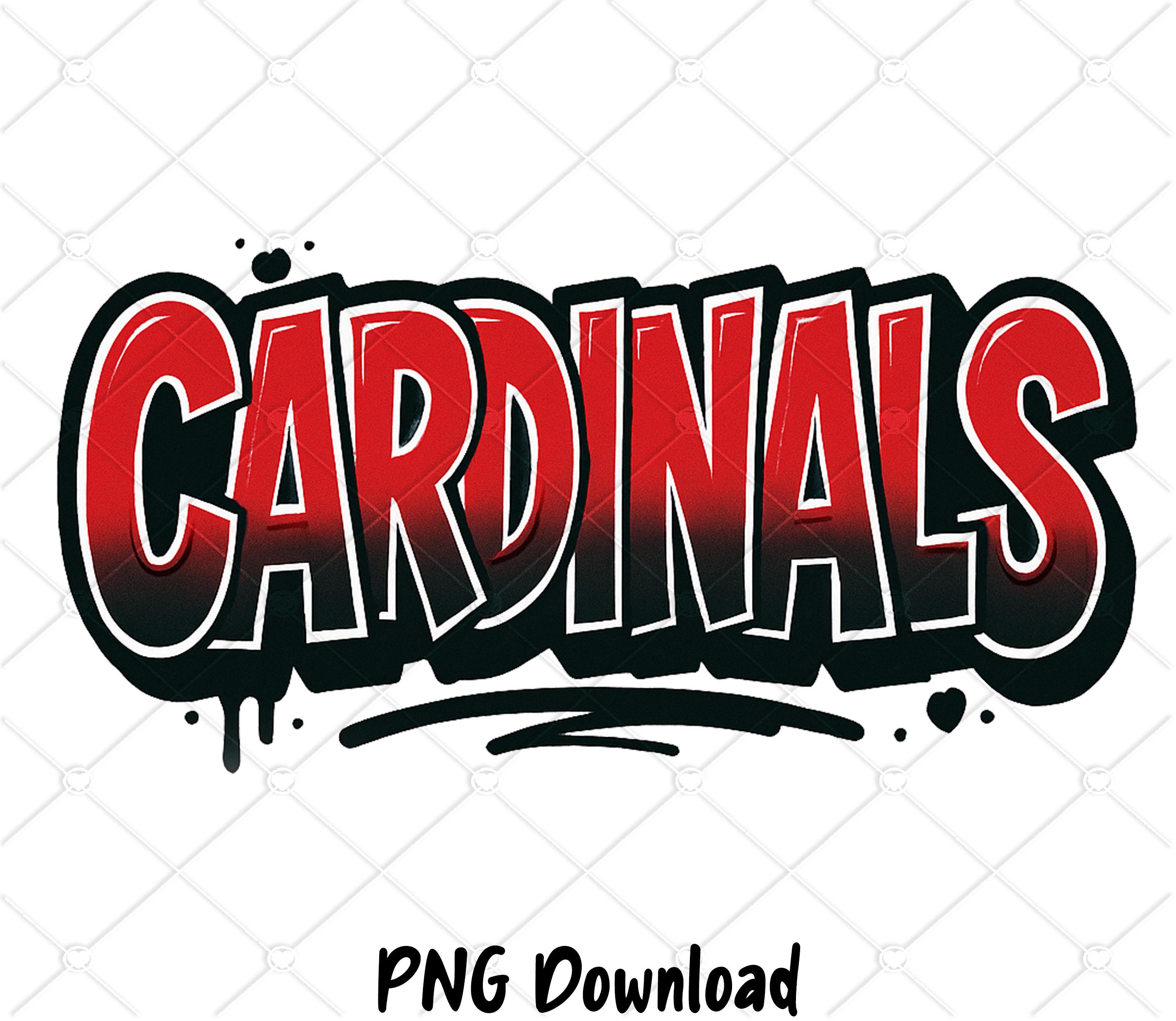 Cardinals Urban Graffiti PNG: Football Design Digital Download - Etsy