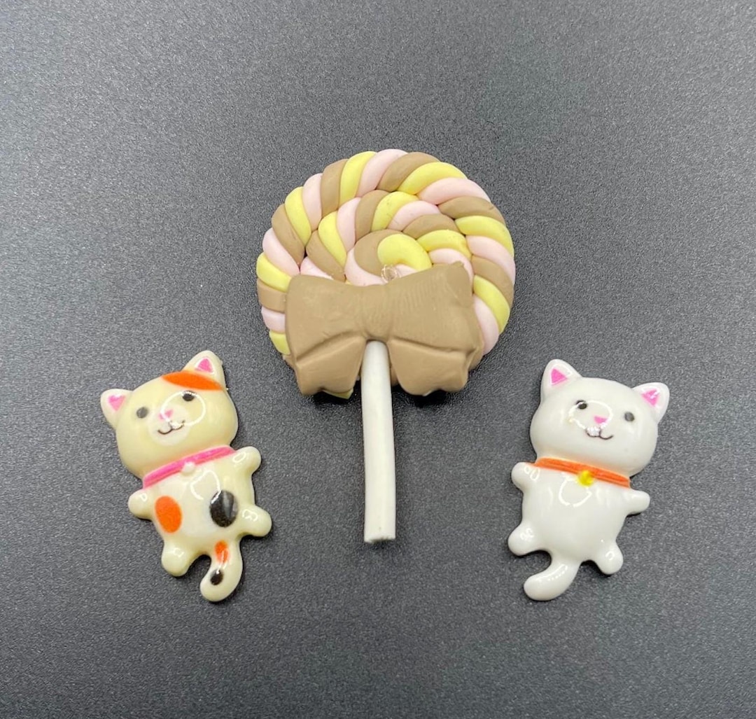 Lollipop and Cat Set - Etsy