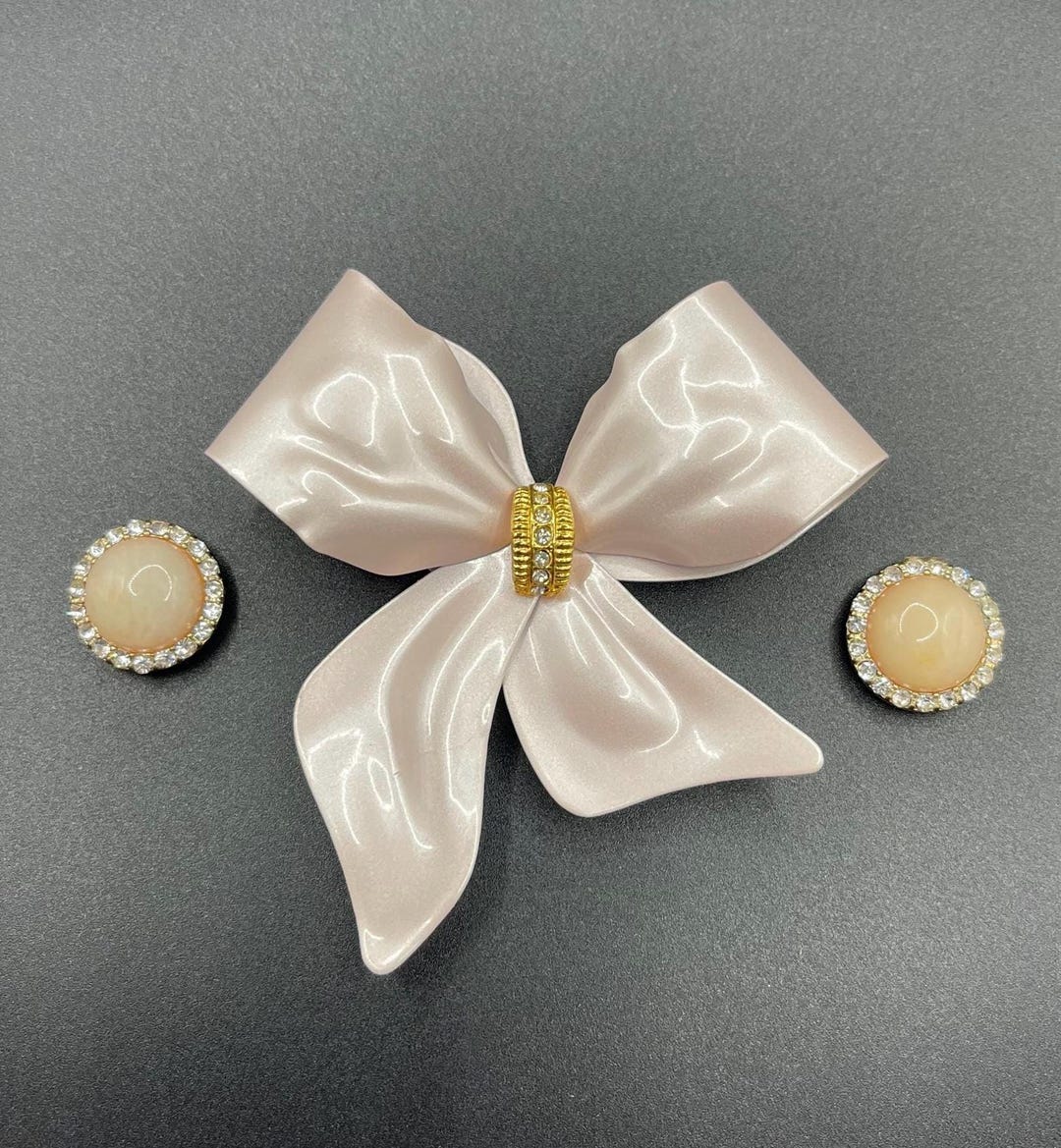 Love Shack Fancy Inspired Pink Bow Set - Etsy