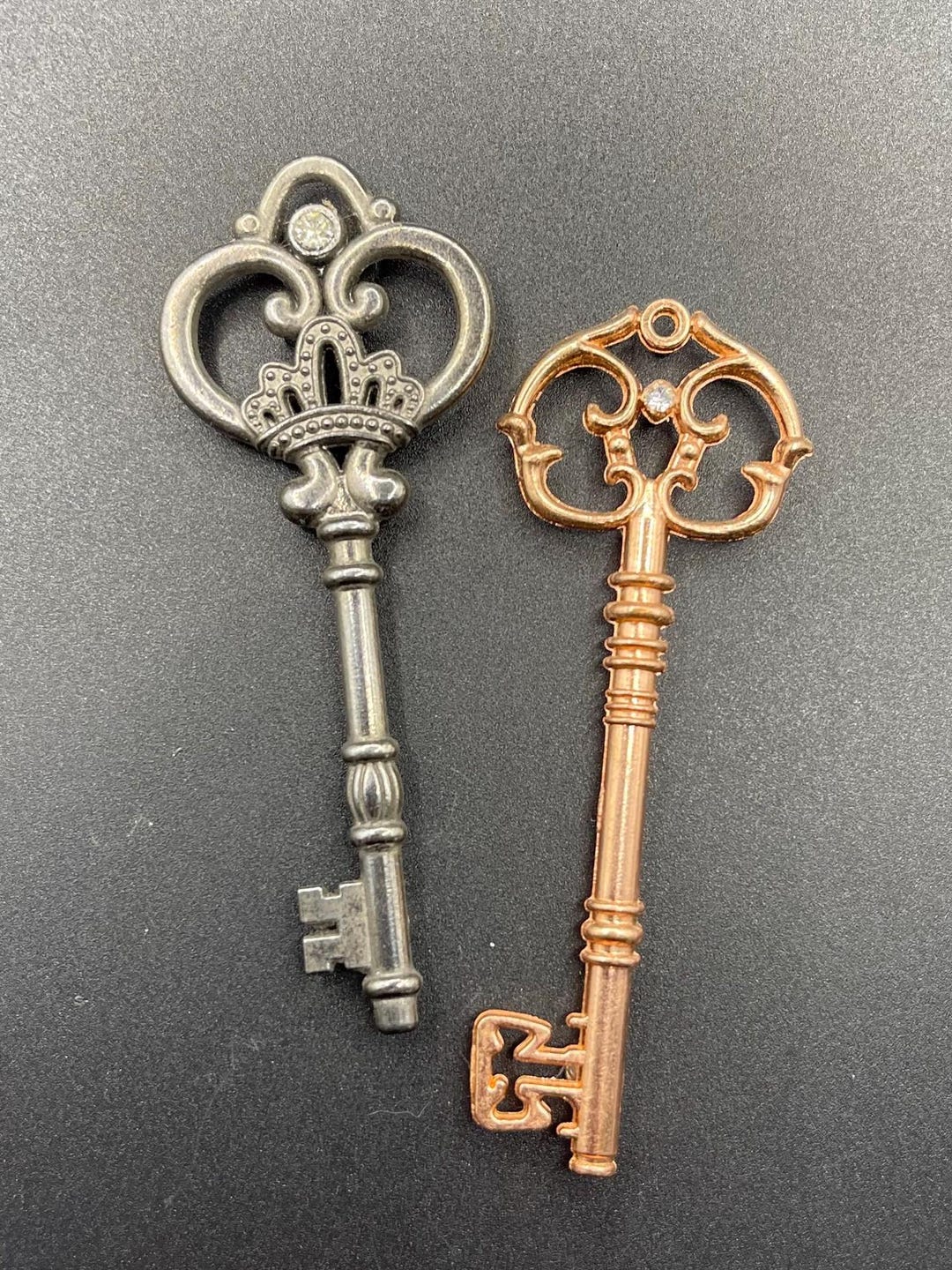 Clear Gem Skeleton Keys - Etsy