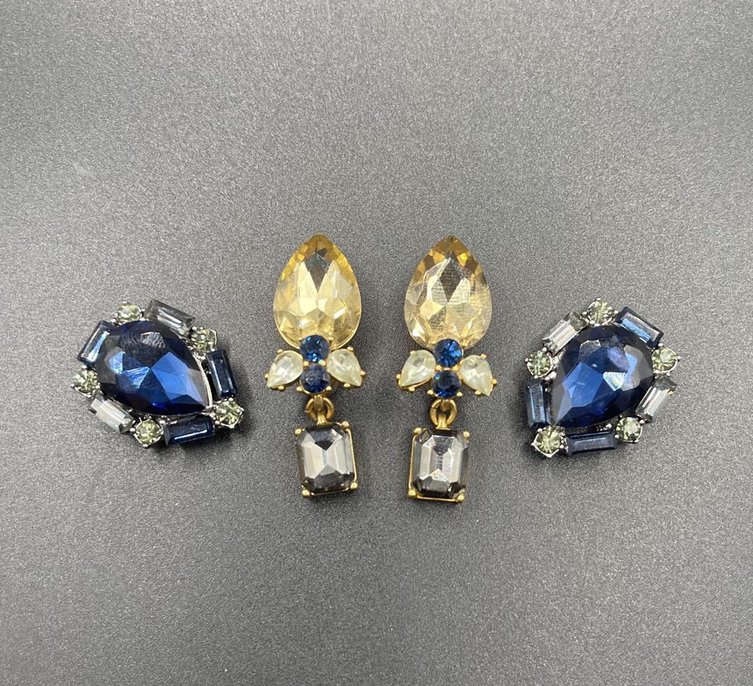 Blue Bling Angels Set - Etsy