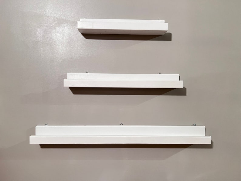 Wood Floating Picture Ledge | Picture Shelf | Display Shelf - Etsy