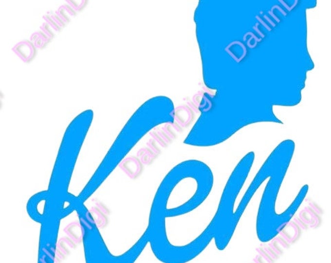 Ken SVG PNG Pdfsilhouettecutting Machinecricut - Etsy
