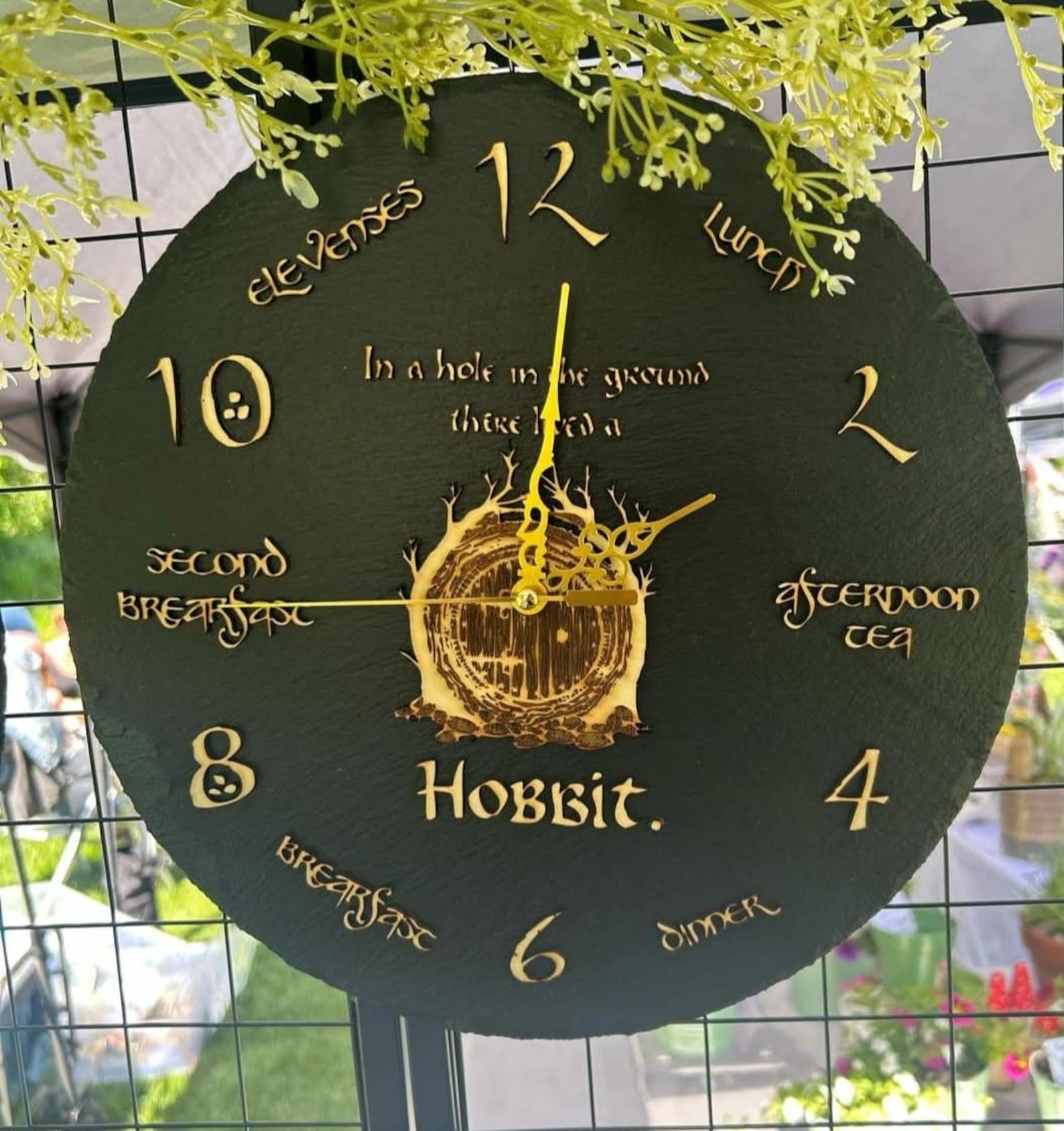 The Hobbit Slate Clock - Etsy