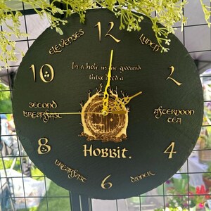 The Hobbit Slate Clock - Etsy