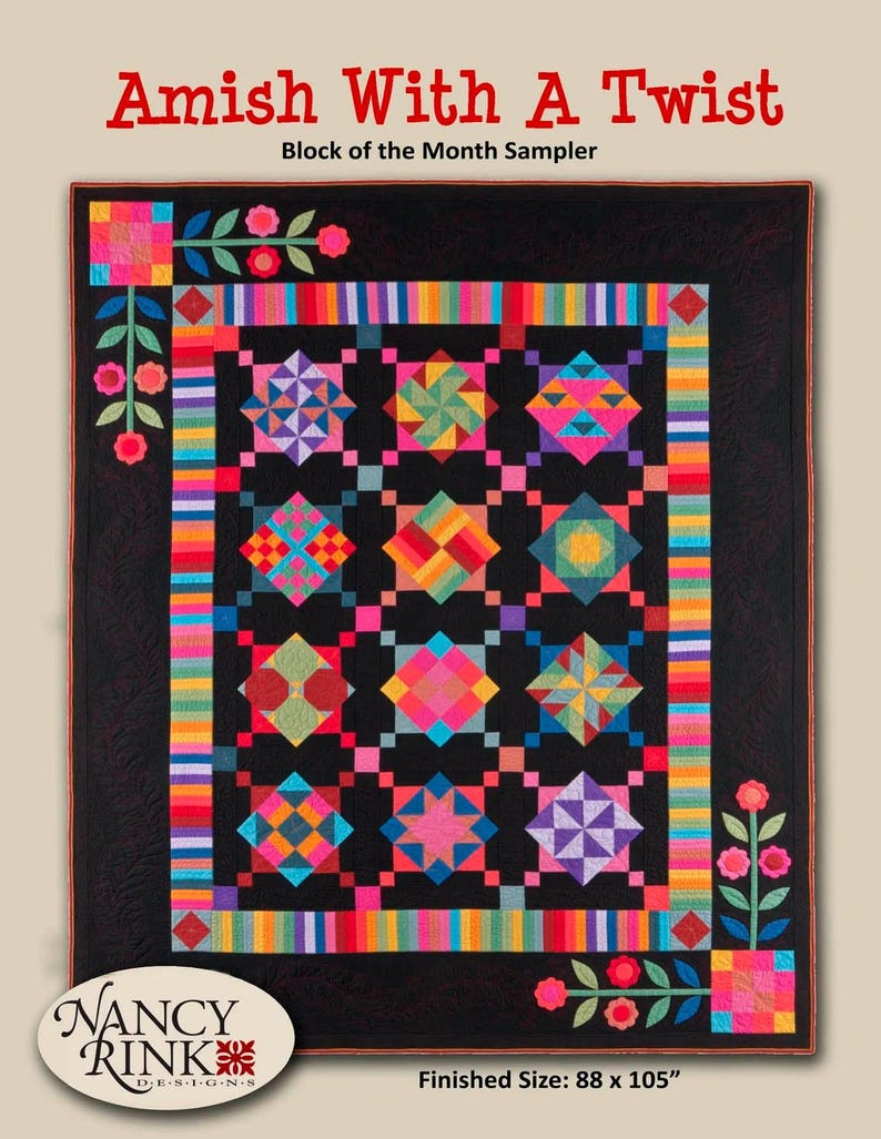 Amish With a Twist Quilt Kit - Etsy