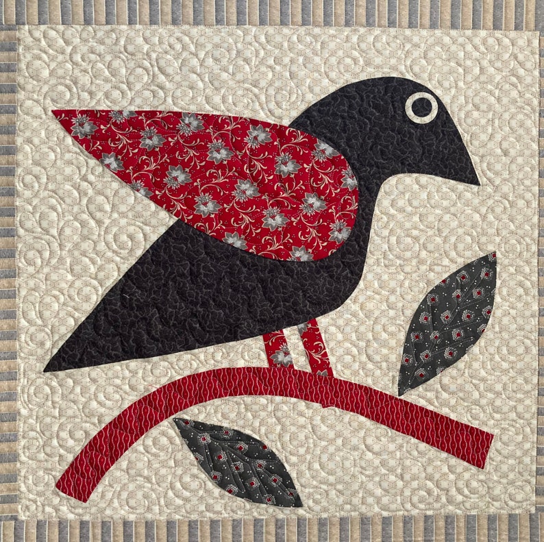 Blackbird Primitive Style Wall Hanging - Etsy