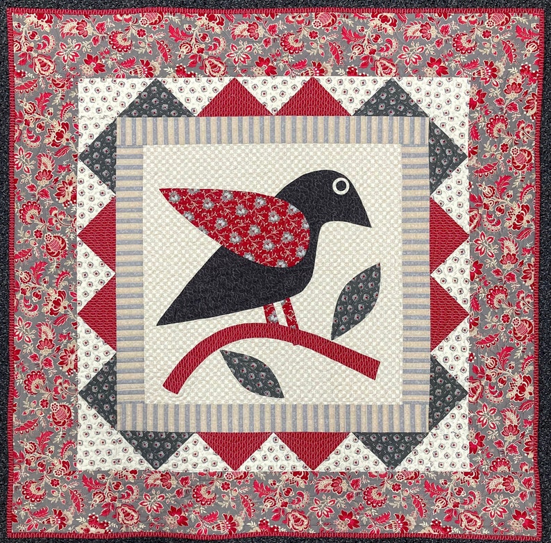 Blackbird Primitive Style Wall Hanging - Etsy