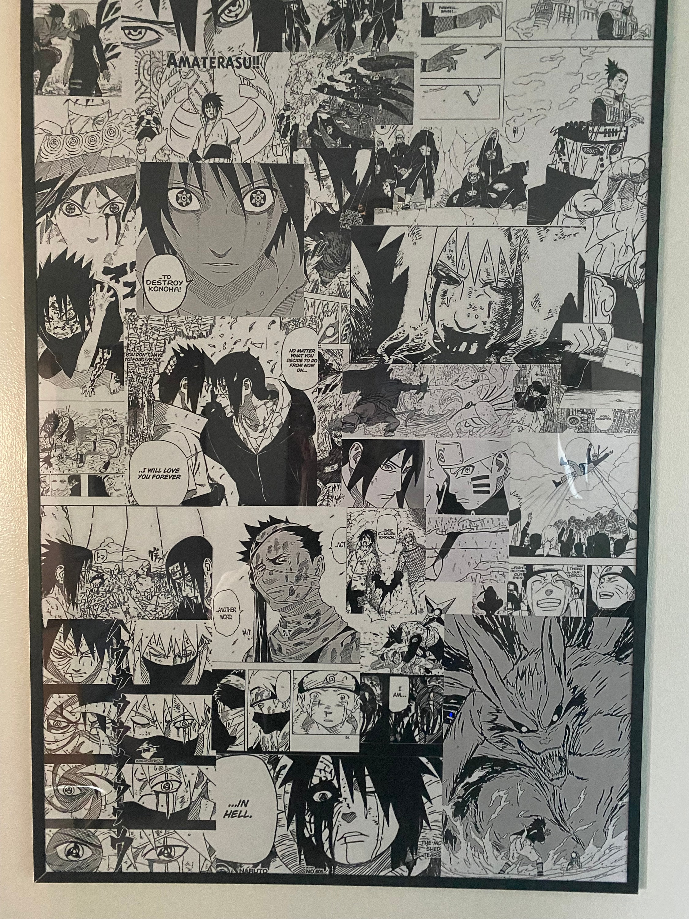 Manga Collage Poster - Etsy