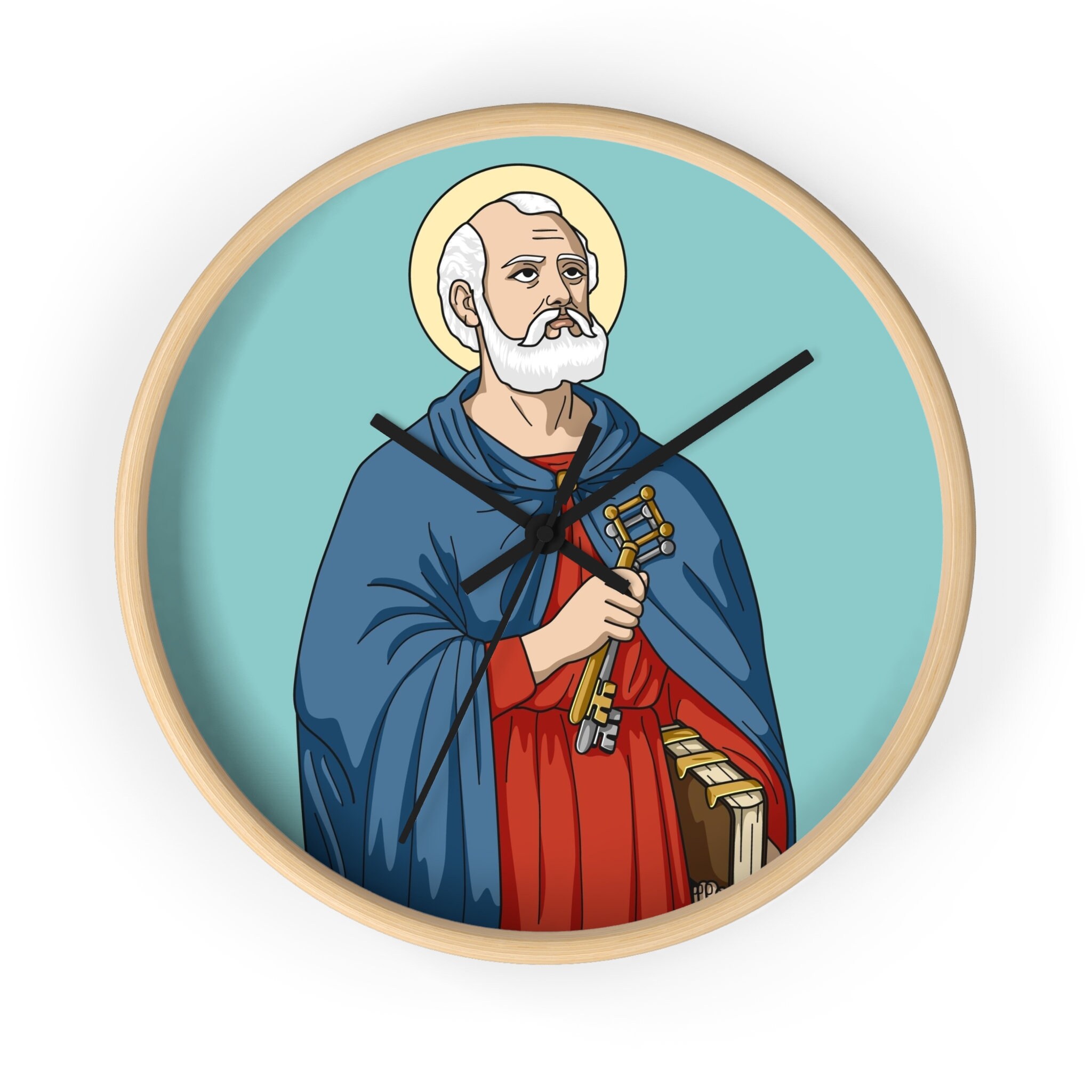 Saint Peter the Apostle Wall Clock - Etsy