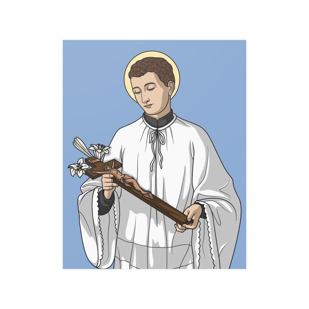 Saint Aloysius Gonzaga Satin Posters (210gsm) - Etsy