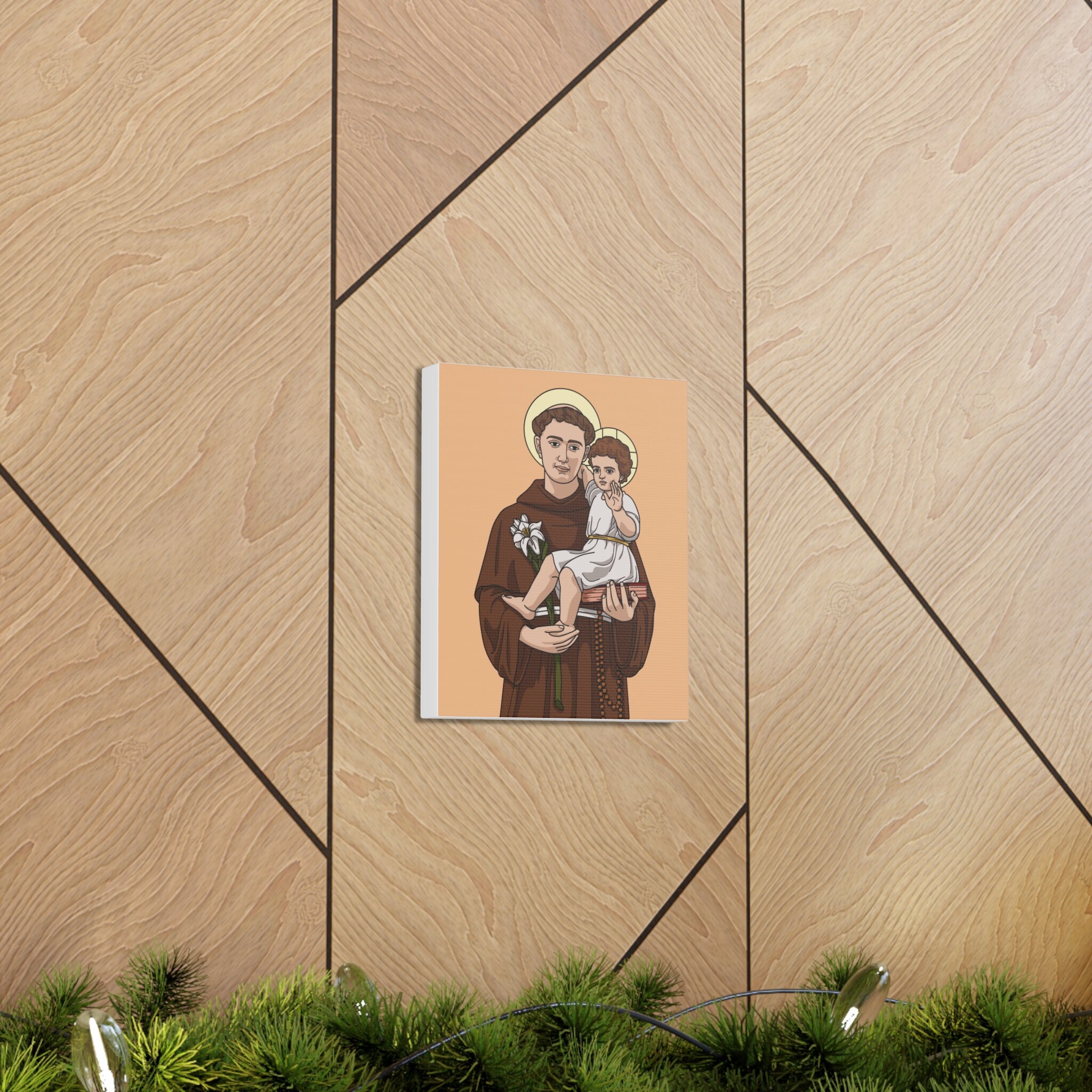 Saint Anthony of Padua and Lisbon Catholic Canvas Gallery Wraps - Etsy