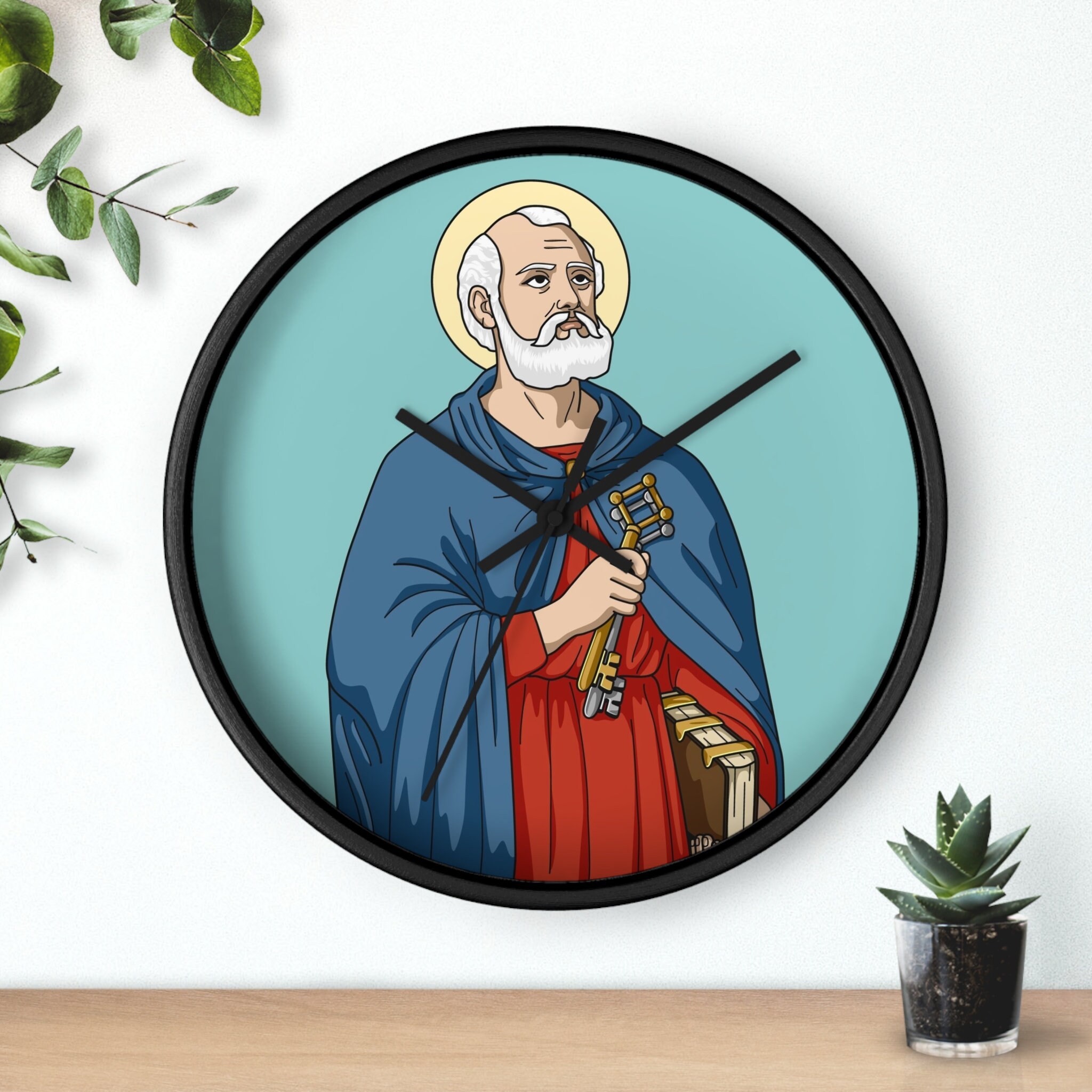 Saint Peter the Apostle Wall Clock - Etsy