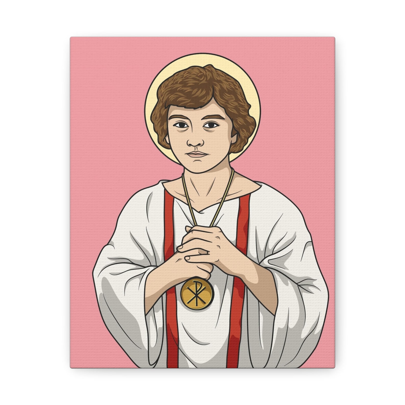 Saint Tarcisius of Rome Catholic Canvas Gallery Wraps - Etsy