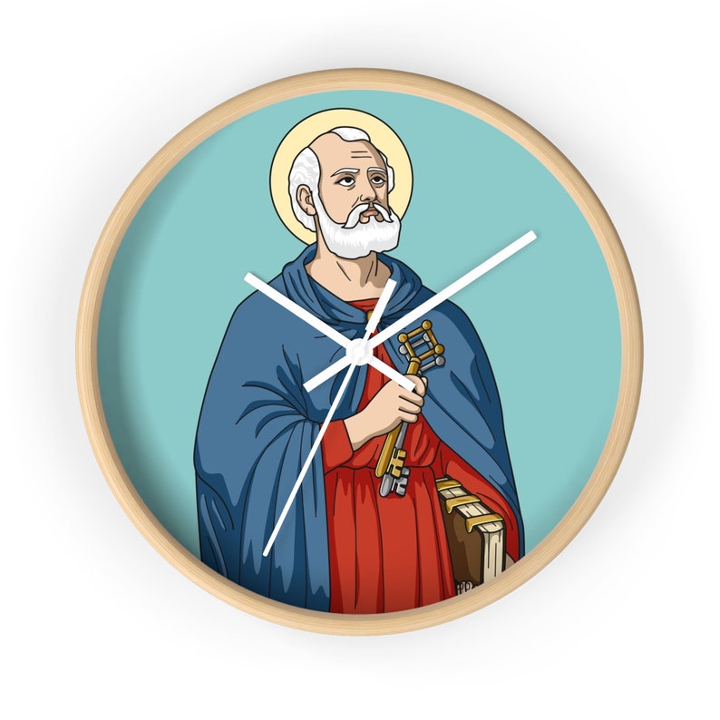 Saint Peter the Apostle Wall Clock - Etsy