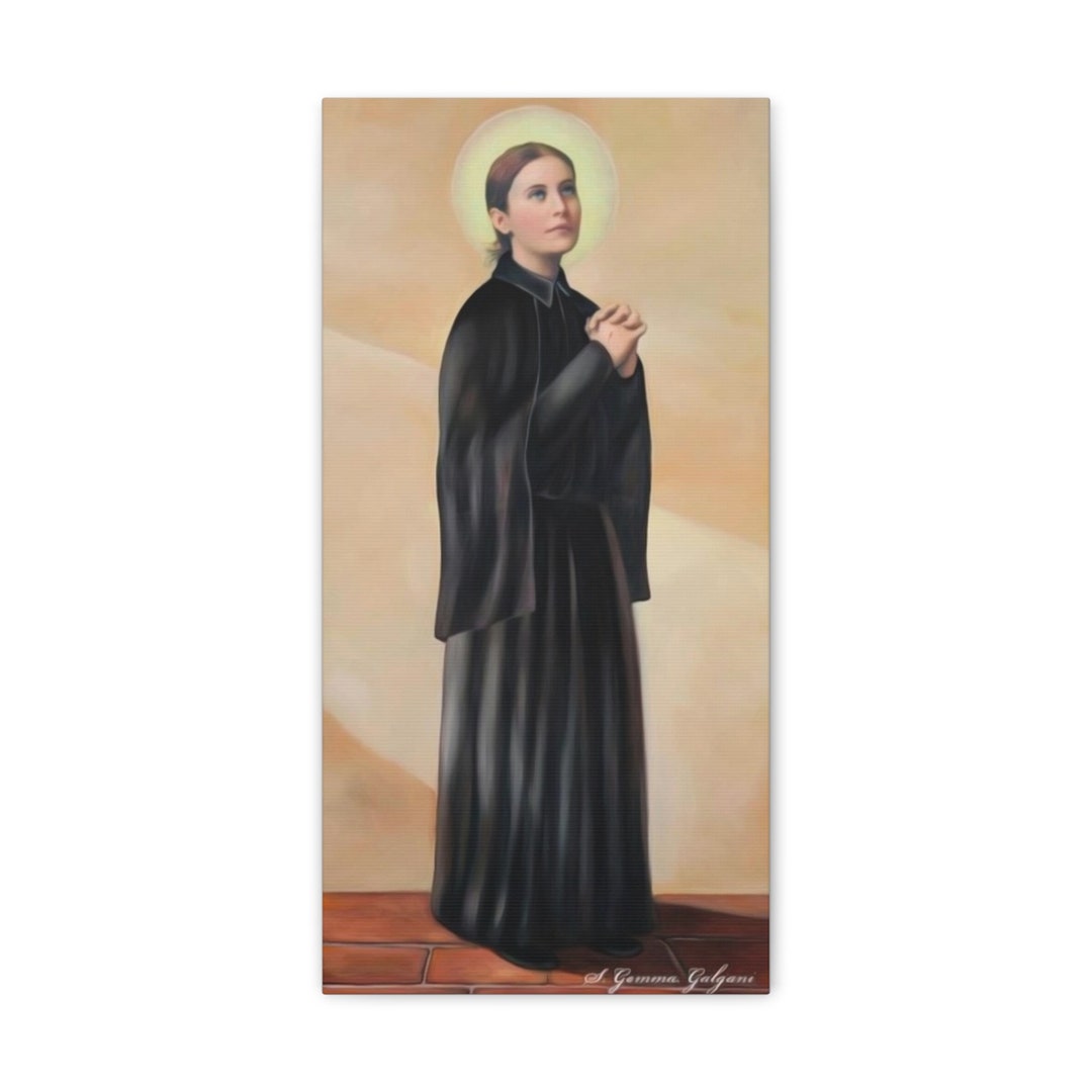 Saint Gemma Galgani Catholic Canvas Gallery Wraps - Etsy
