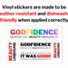 Set of 10 Catholic Christian Vinyl Stickers | Godfidence Inspirational ...