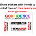 Set of 10 Catholic Christian Vinyl Stickers | Godfidence Inspirational ...