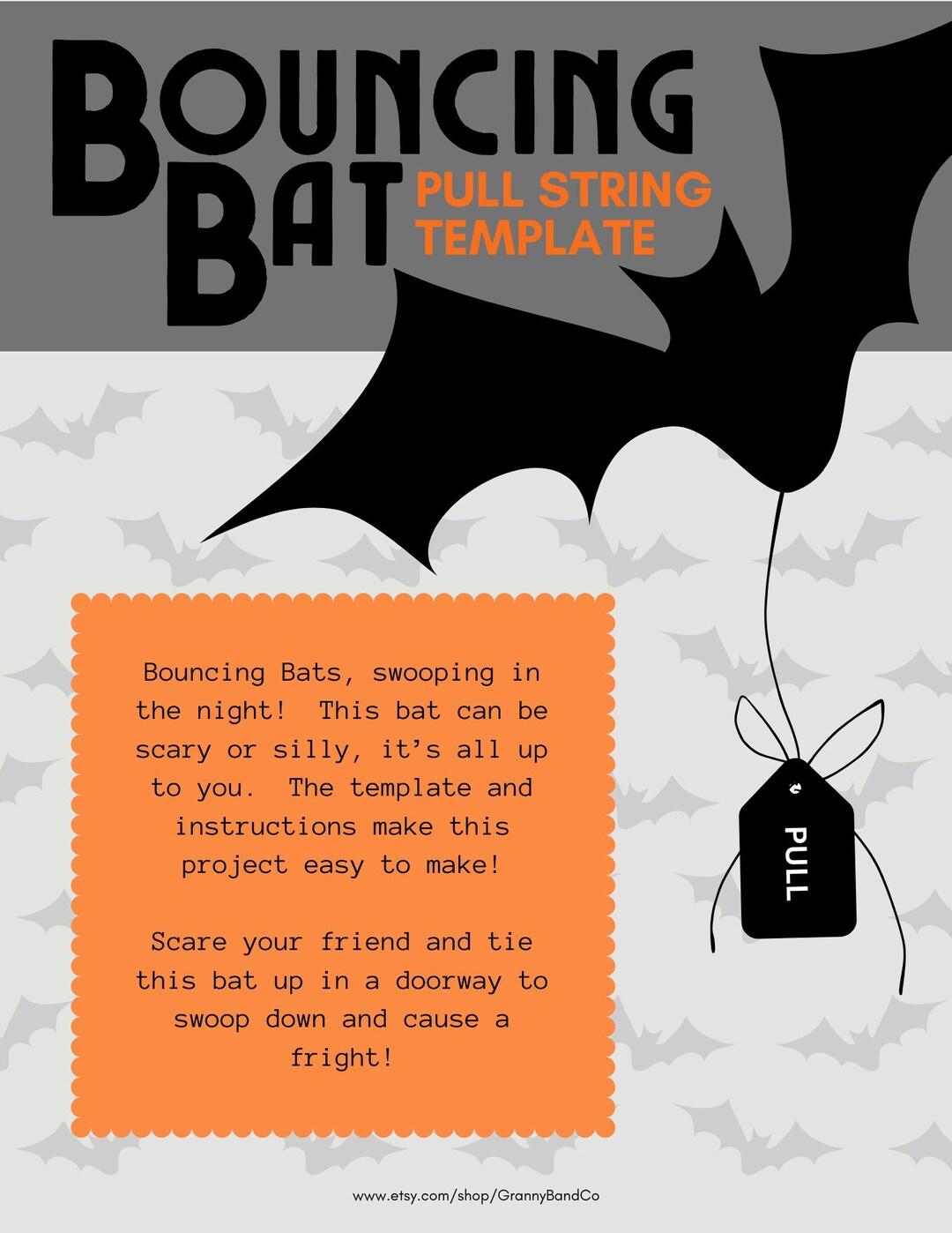 BOUNCING BAT, Paper Craft, Arts and Craft Activity for Kids, Grandkids ...