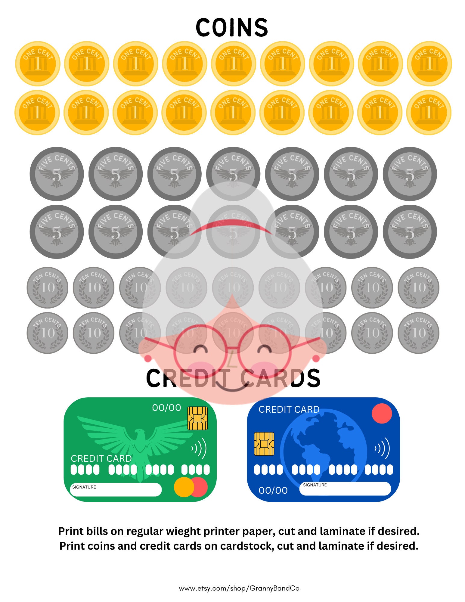 PRETEND PLAY, Money, Play Money, Credit Card, Wallet, Card Scanner ...
