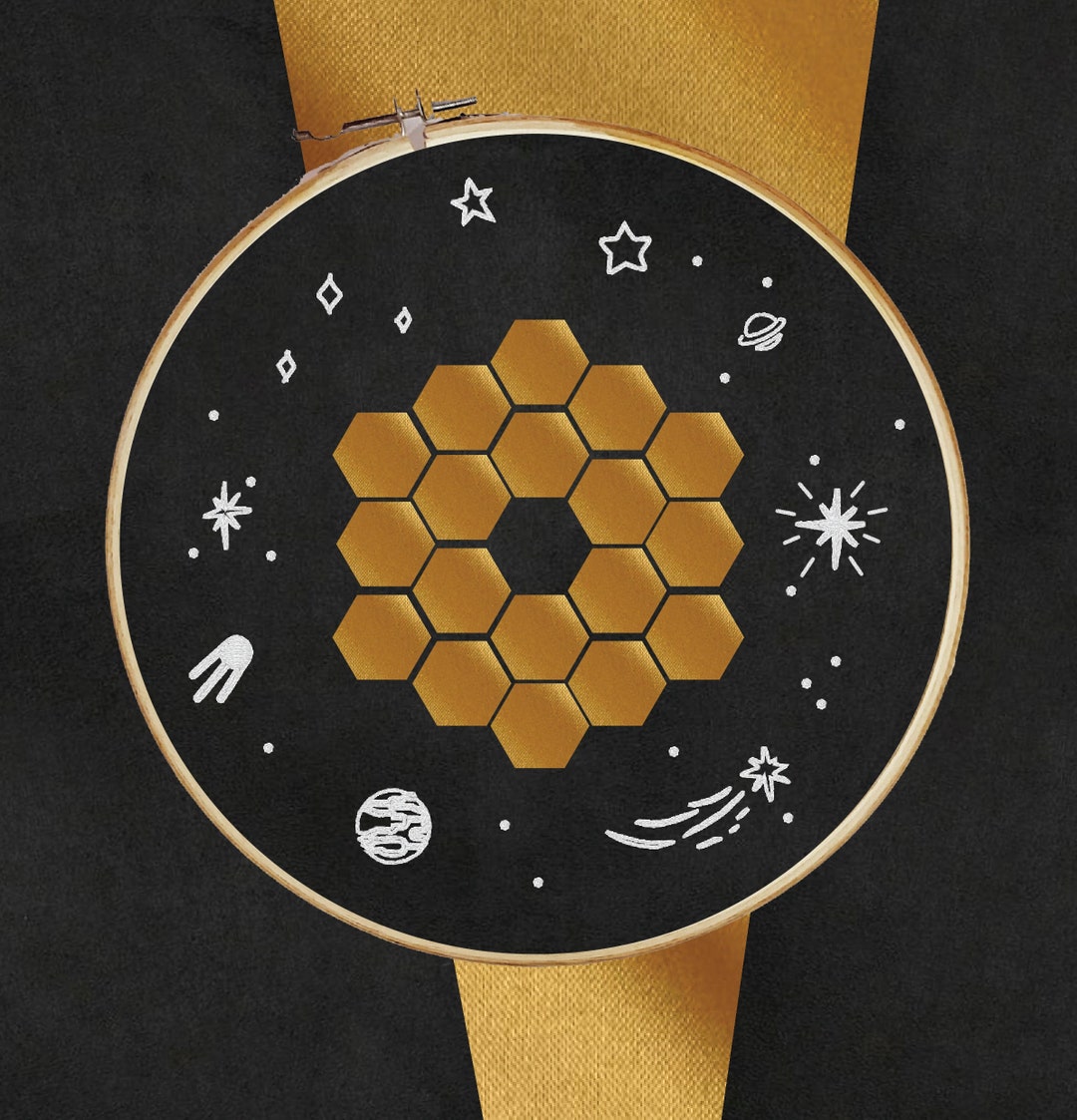 JWST James Webb Space Telescope Science Astronomy Embroidery & Applique ...