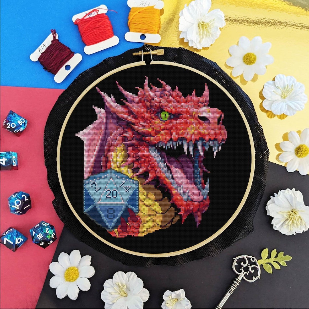 The Dungeon Master Dragon Holding a D20 Dice, D&D Role Play Game, Board ...