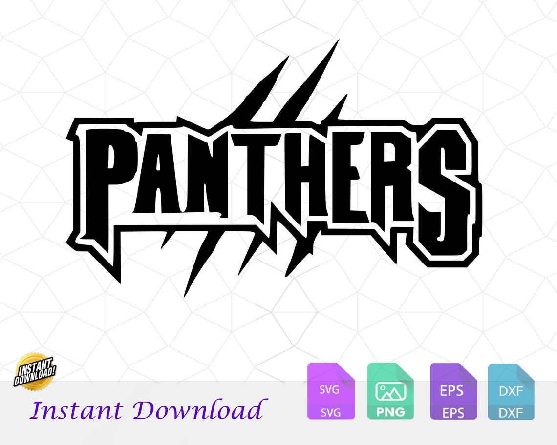 Panthers Svg, Sublimation, Cut File, Vector, Digital, Dxf, Eps, Png ...