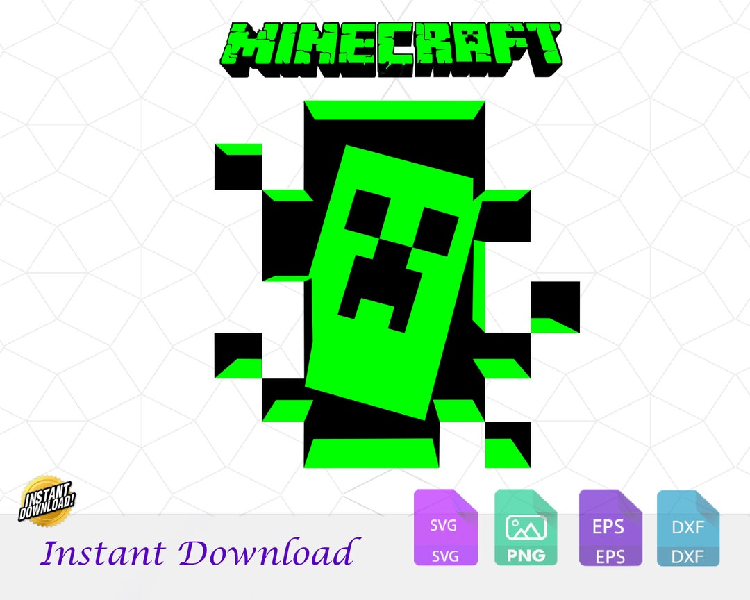 Minecraft SVG, Minecraft SVG File, Minecraft PNG, Minecraft Dxf ...