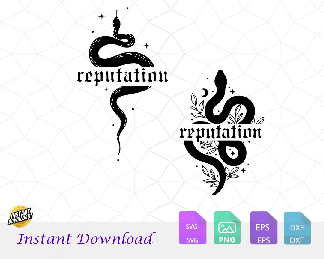 Taylor Swift Reputation Snake Png, Reputation Merch, Swiftie Gift, Rep ...
