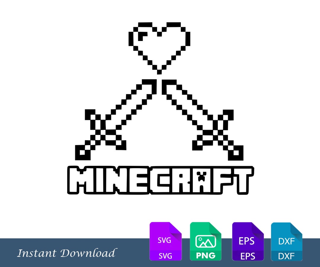 Minecraft SVG, Minecraft SVG File, Minecraft PNG, Minecraft Dxf ...