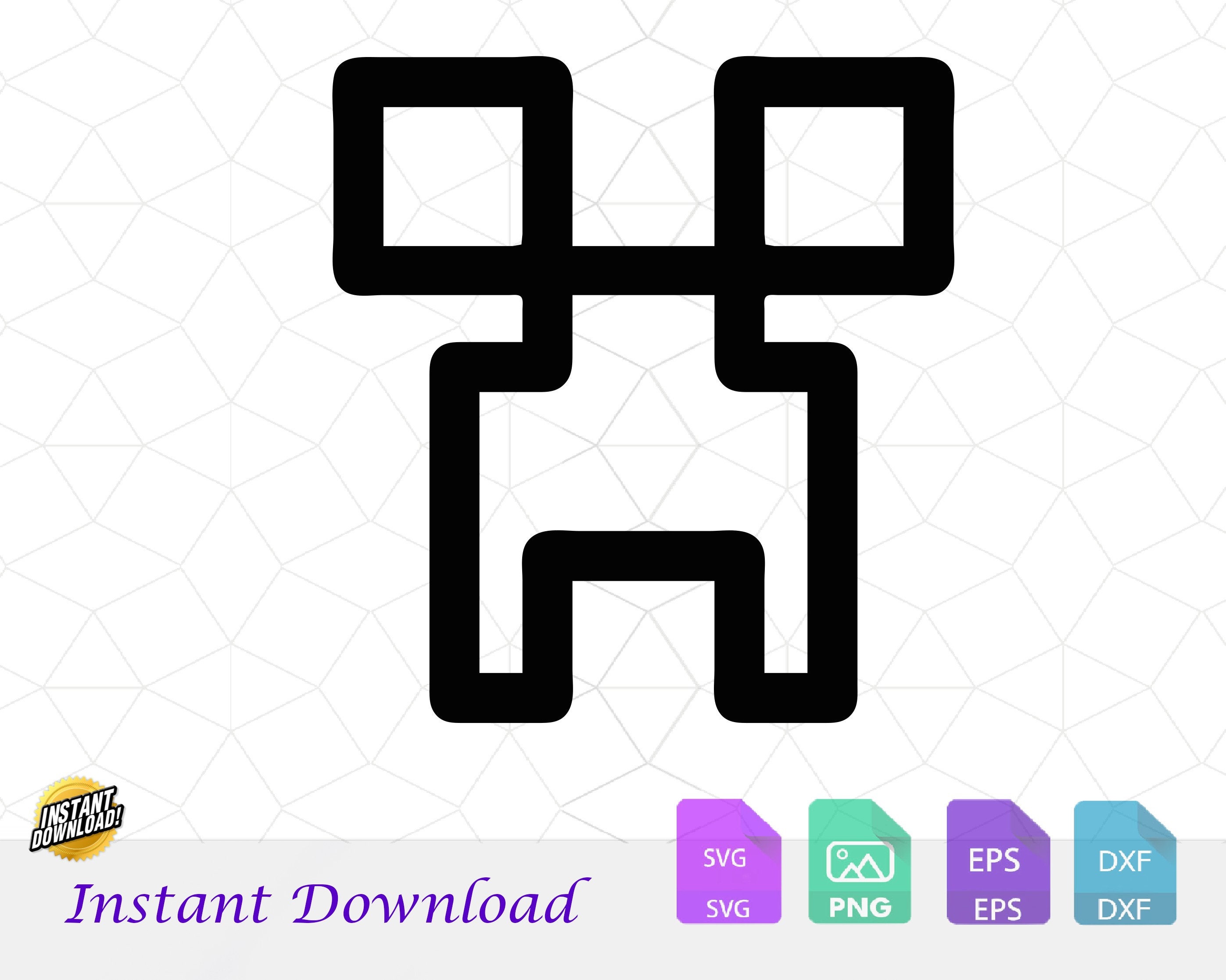 Minecraft SVG, Minecraft SVG File, Minecraft PNG, Minecraft Dxf ...