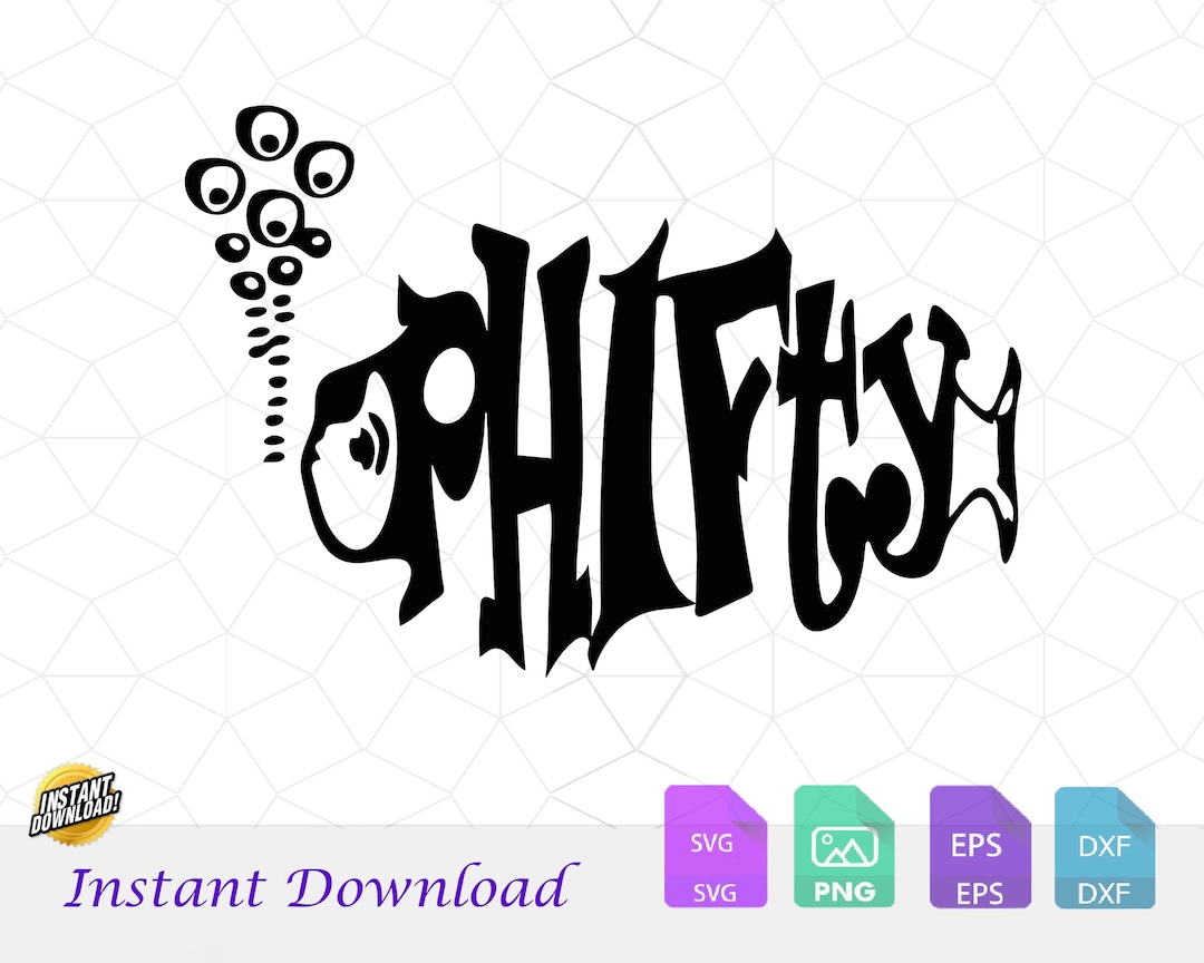 Phish Phifty, Phish, Phifty, Phish SVG, Fish SVG, Vinyl, Cut File ...