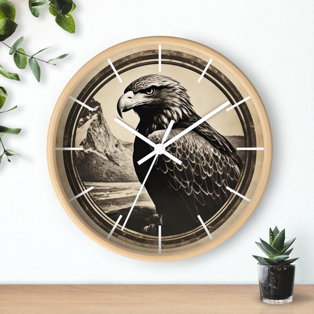 Eagle Wall Clock - Etsy