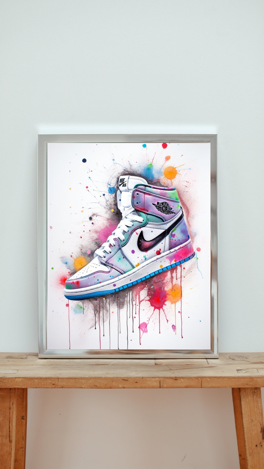 Air Jordan 1 Art Print | Digital Download | Sneaker Wall Art | - Etsy