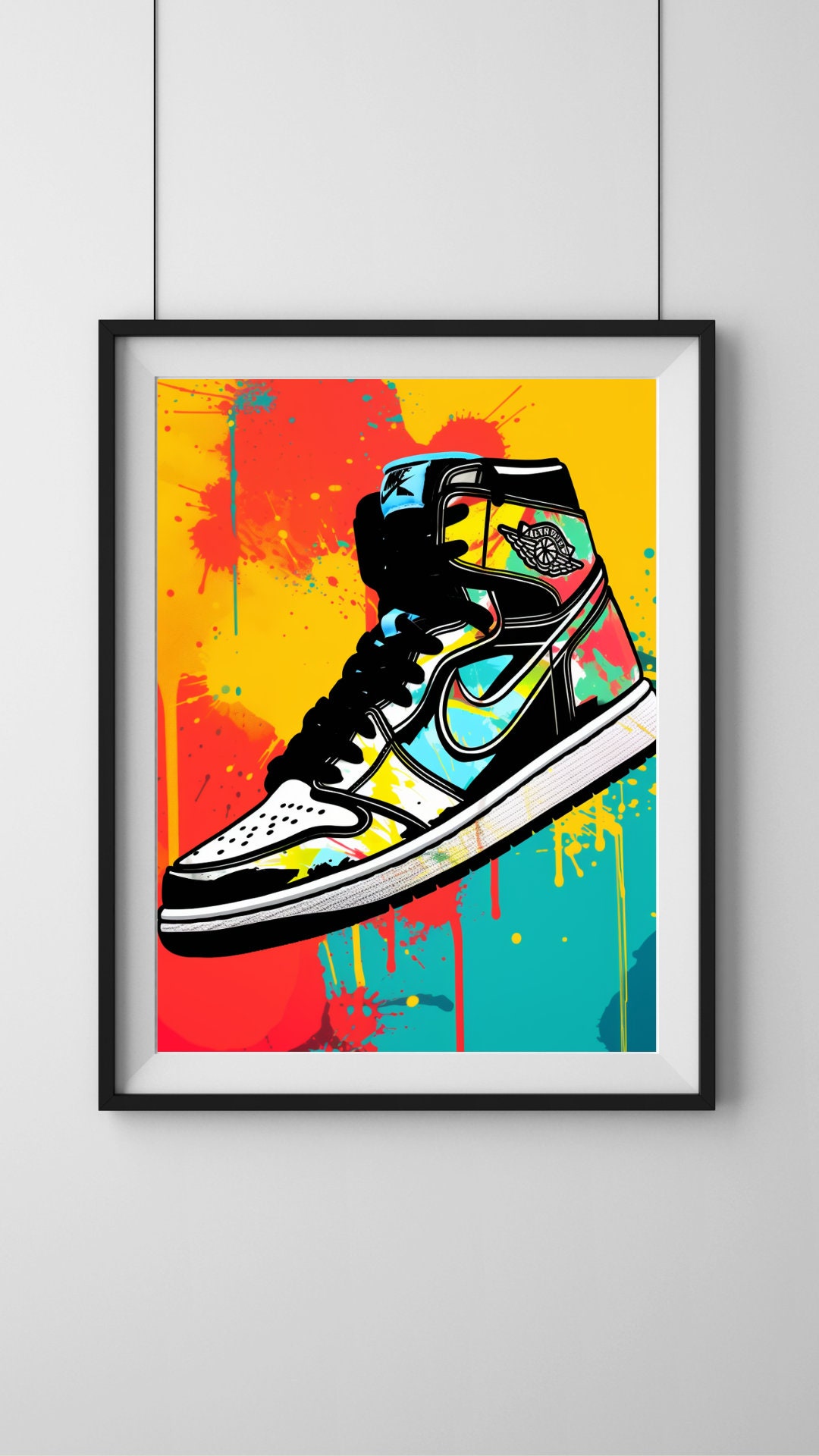 Pop Art Style Air Jordan 1 Print Digital Download - Etsy