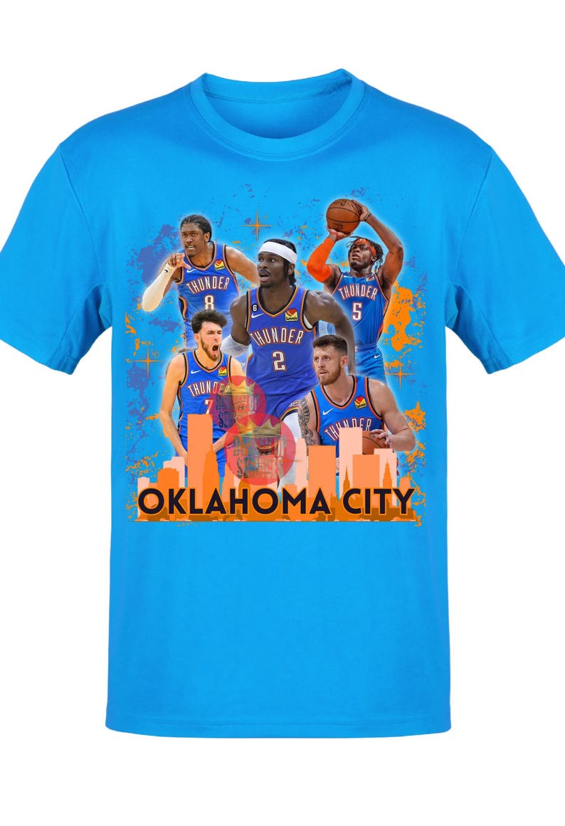 OKC Thunder Inspired PNG - Etsy