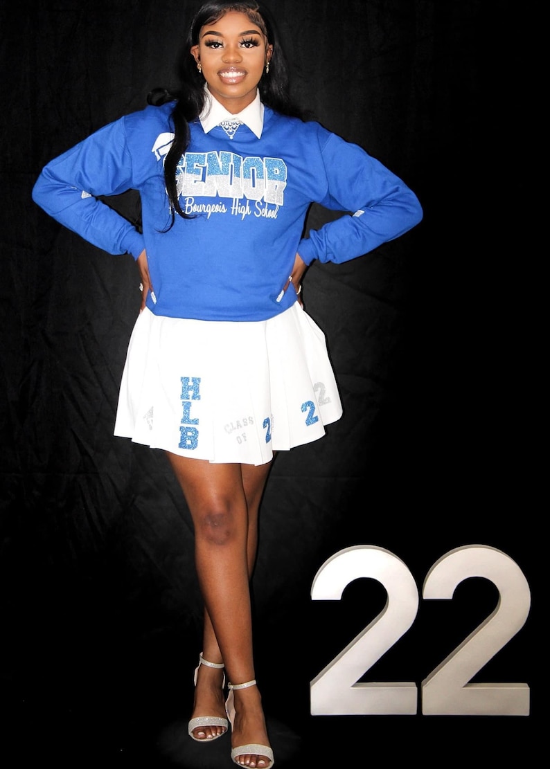 Personalized Graduation Senior Outfit/ Skirt and Sweatshirt Set/ Senior ...
