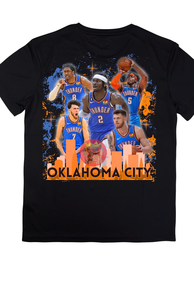 OKC Thunder Inspired PNG - Etsy