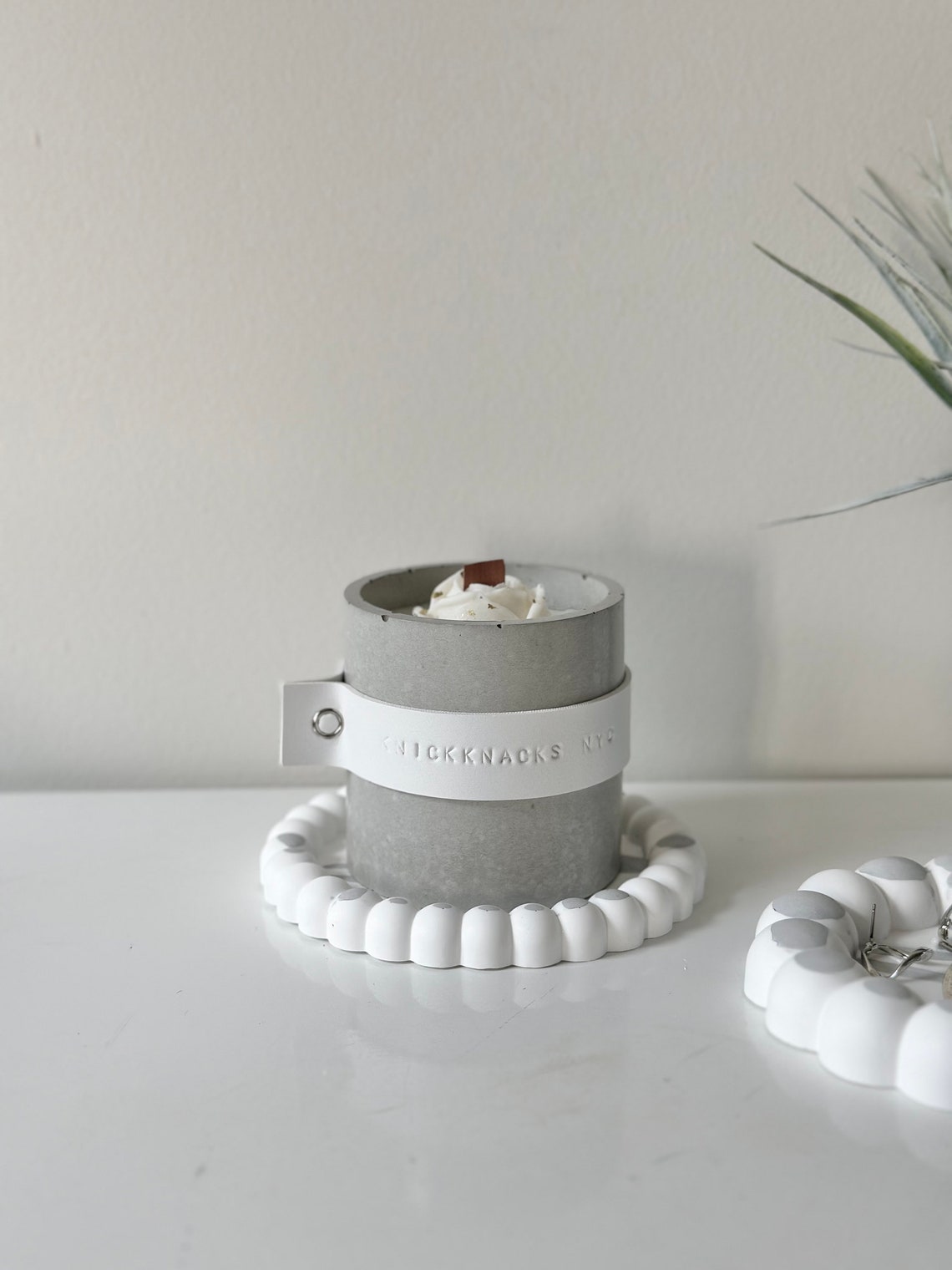 White-gray Bubble Free Pattern Tray, Jewelry Dishes, Earrings Dishes ...