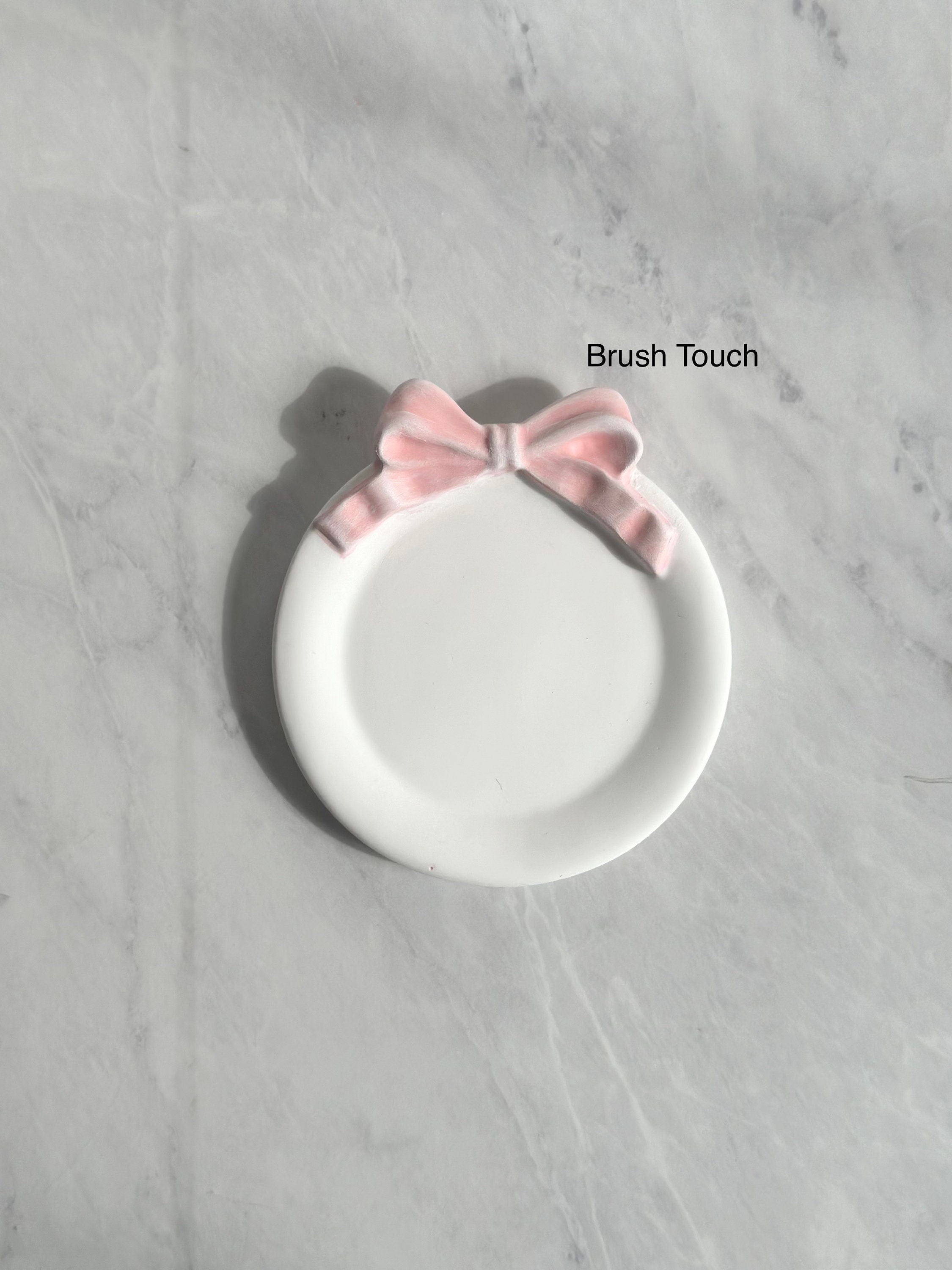 Pink Bow Tray, Jewelry Dish, Bow Ring Holder, Trinket Dishes, Bow Decor ...
