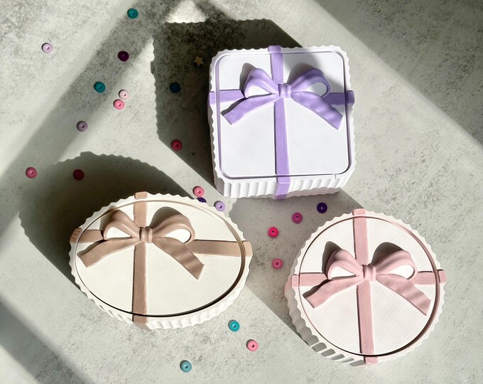 Pink Bow Tray, Jewelry Dish, Bow Ring Holder, Trinket Dishes, Bow Decor ...