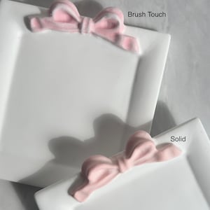 Pink Bow Tray, Jewelry Dish, Bow Ring Holder, Trinket Dishes, Bow Decor ...