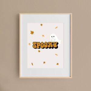 Pastel Halloween Posters Set: 6 Digital Delights for Spooky Decor - Etsy